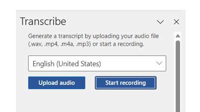 Transcribe audio recordings automatically in Word | University of Colorado